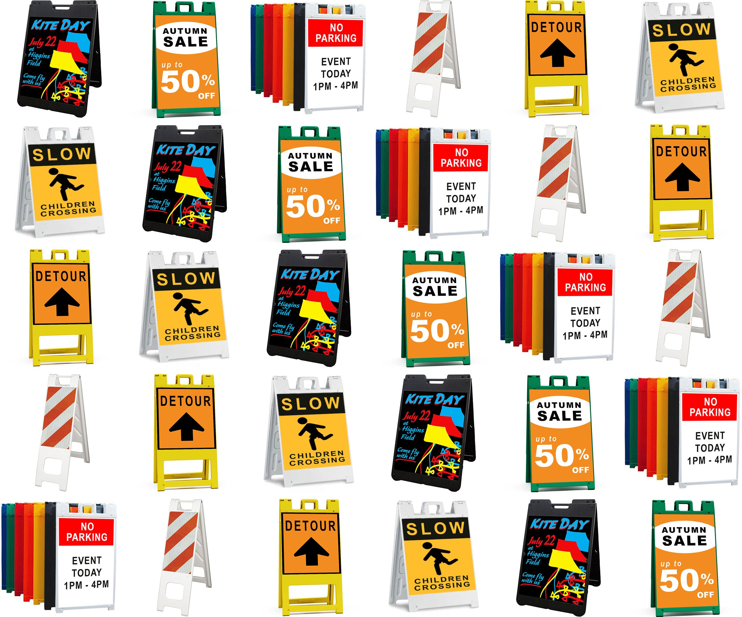 Sandwich Board Signs & Sign Stands – Mission Ready Safety