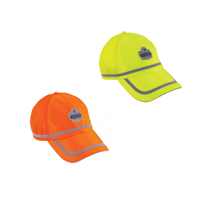 GloWear High Visibility Fluorescent Baseball Cap – Mission Ready Safety