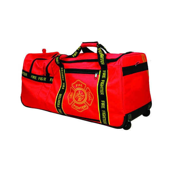 Fire Rescue Heavy Duty Gear Bag With Wheels and FIREFIGHTER Logo - 29 ...