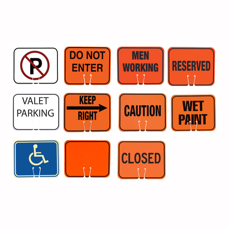 Snap On Traffic Cone Signs – Mission Ready Safety